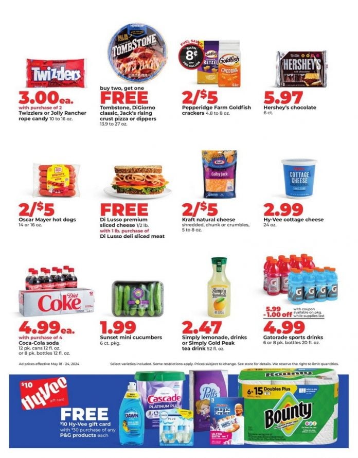 Hy-Vee Weekly Ad May 18 – May 24, 2026 (Memorial Day Promotion Included)