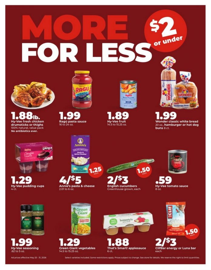 Hy-Vee Weekly Ad May 25 – May 31, 2026