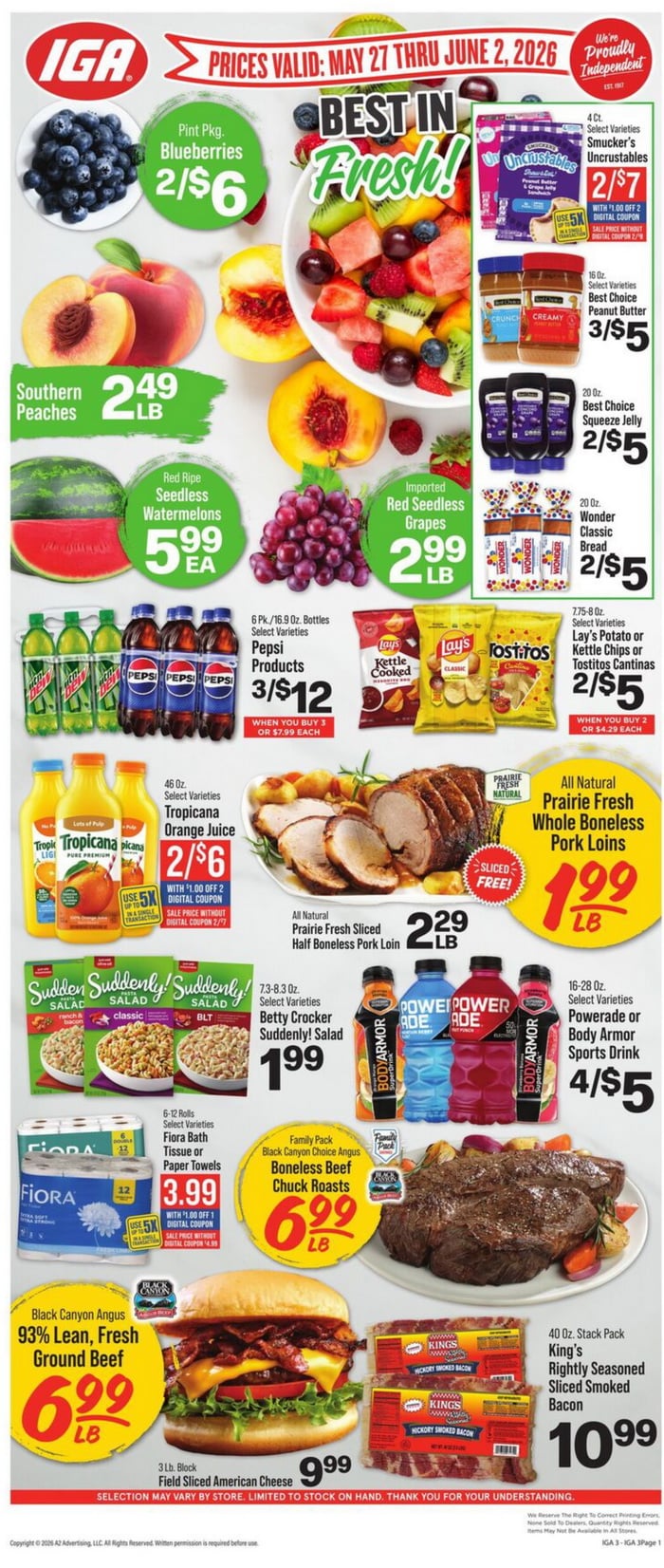IGA Weekly Ad May 27 – Jun 02, 2026
