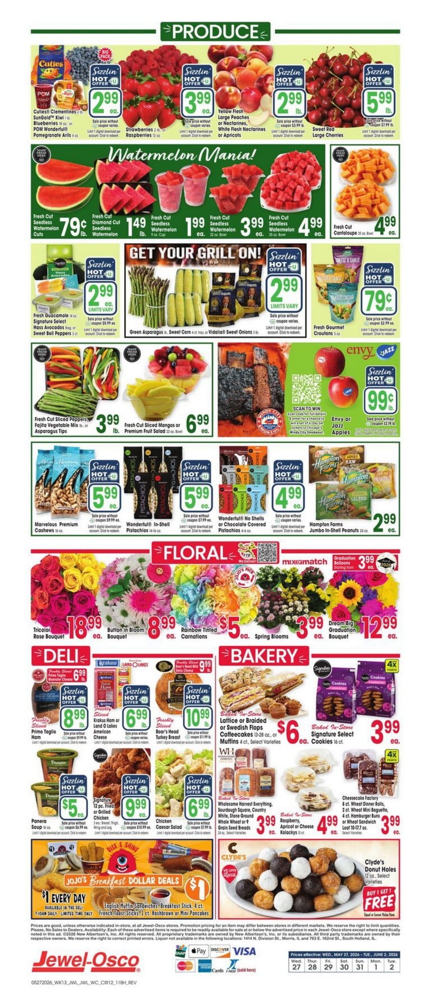 Jewel Osco Weekly Ad May 27 – Jun 02, 2026