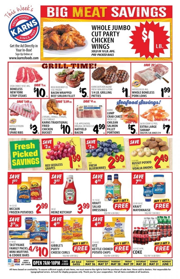 Karns Quality Foods Weekly Ad May 26 – Jun 01, 2026