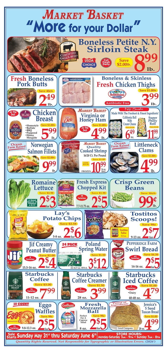 Market Basket Weekly Ad May 31 – Jun 06, 2026