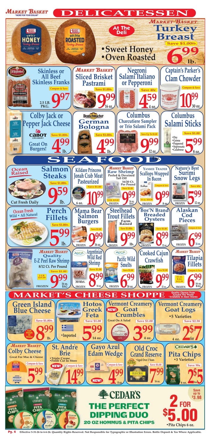 Market Basket Weekly Ad May 31 – Jun 06, 2026