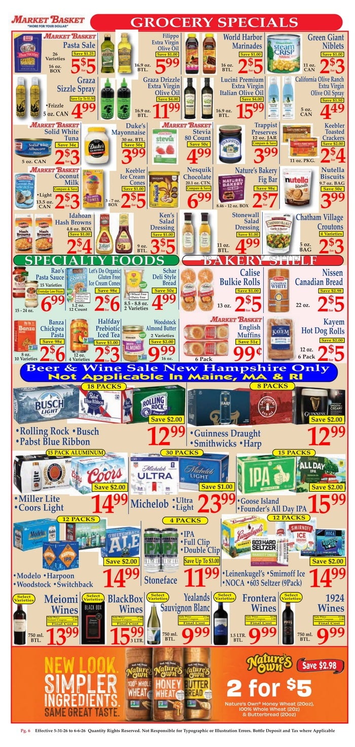 Market Basket Weekly Ad May 31 – Jun 06, 2026