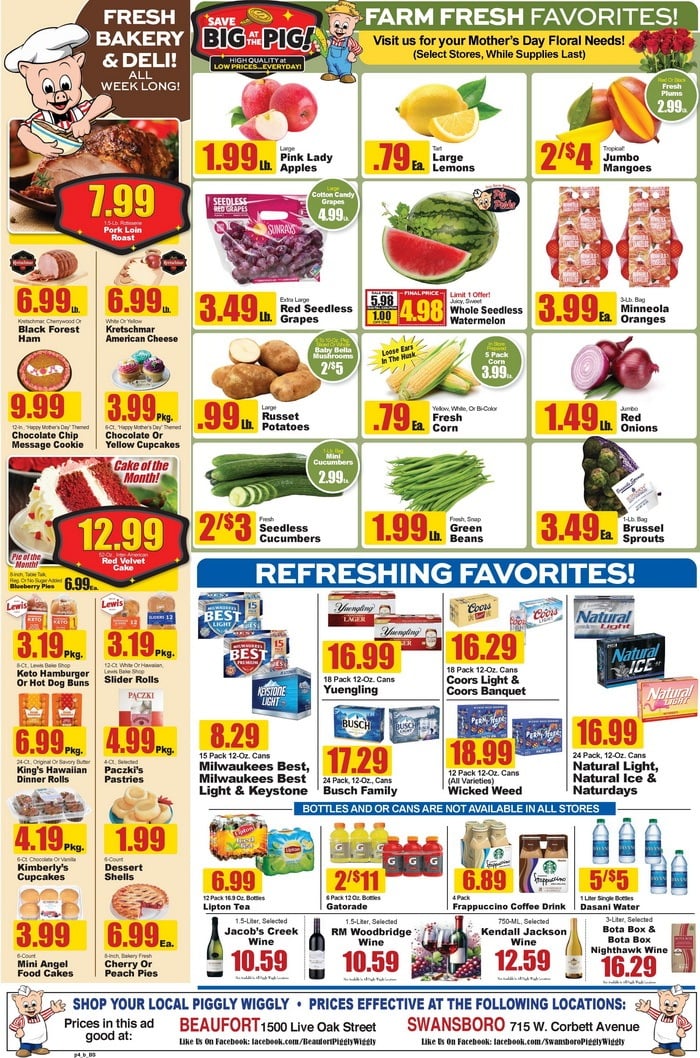 Piggly Wiggly Weekly Ad May 06 – May 12, 2026 (Mother's Day Promotion ...