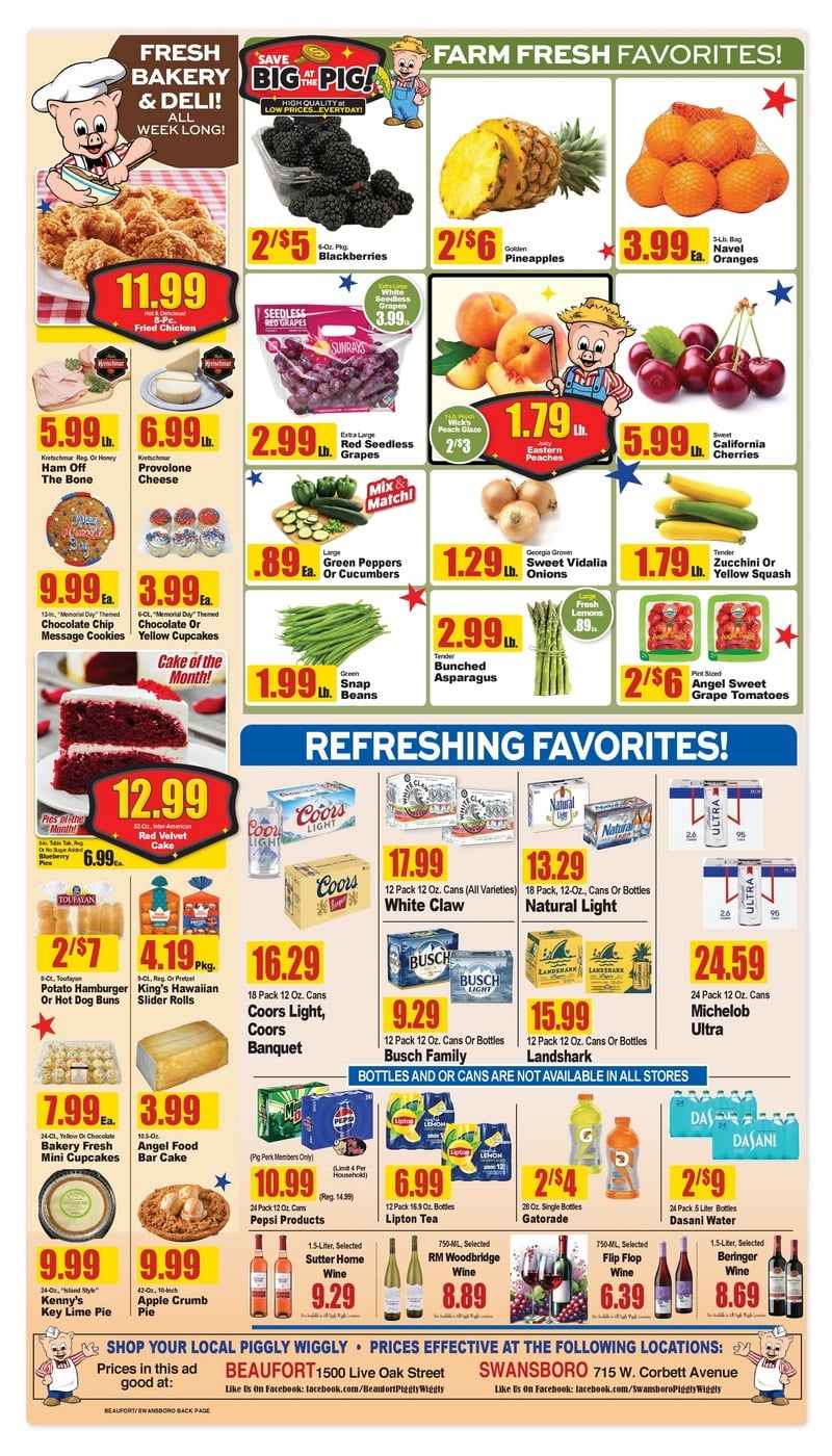 Piggly Wiggly Weekly Ad May 20 – May 26, 2026 (Memorial Day Promotion ...