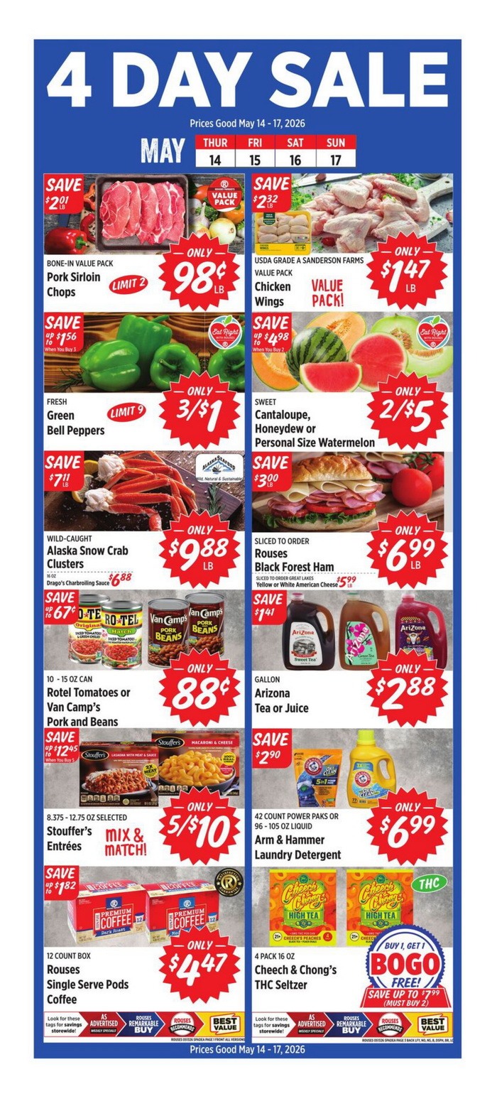 Rouses Weekly Ad May 13 – May 20, 2026