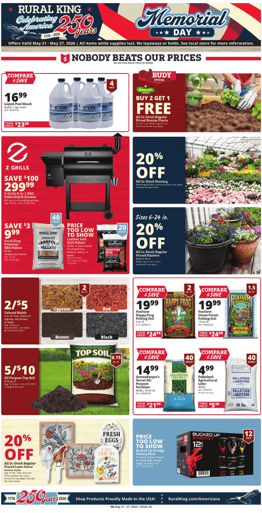 Rural King Weekly Ad May 21 – May 27, 2026 (Memorial Day Promotion ...