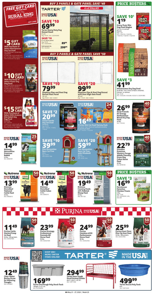Rural King Weekly Ad May 21 – May 27, 2026 (Memorial Day Promotion ...