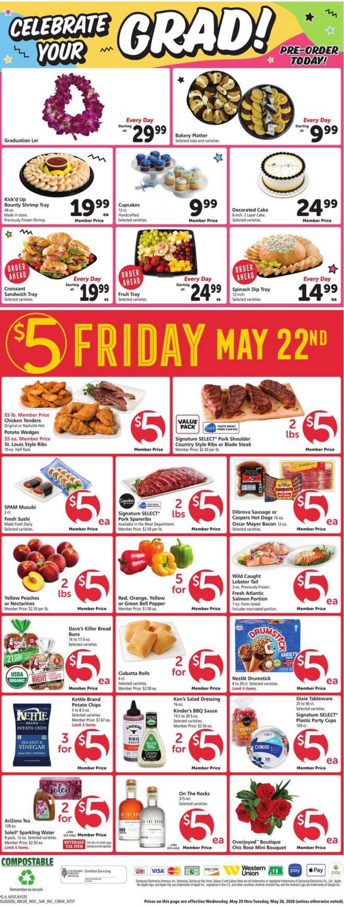 Safeway Weekly Ad May 20 – May 26, 2026 (Memorial Day Promotion Included)
