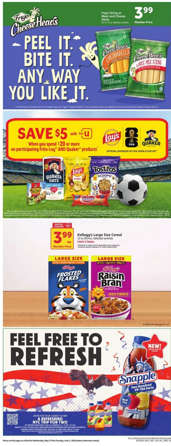 Safeway Weekly Ad May 27 – Jun 02, 2026