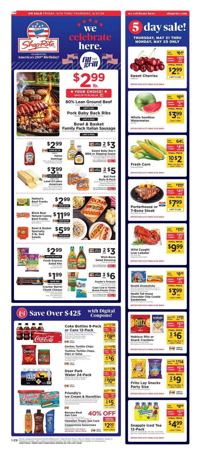 ShopRite Weekly Ad May 15 – May 21, 2026