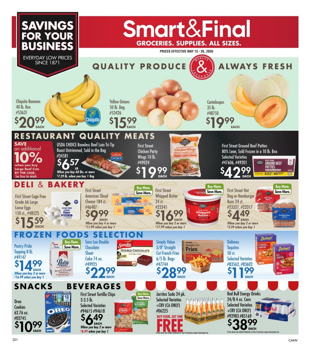 Smart & Final Weekly Ad May 20 – May 26, 2026