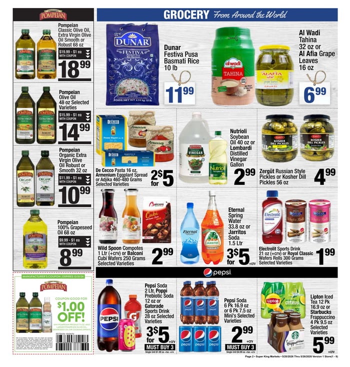 Super King Weekly Ad May 20 – May 26, 2026 (Memorial Day Promotion ...
