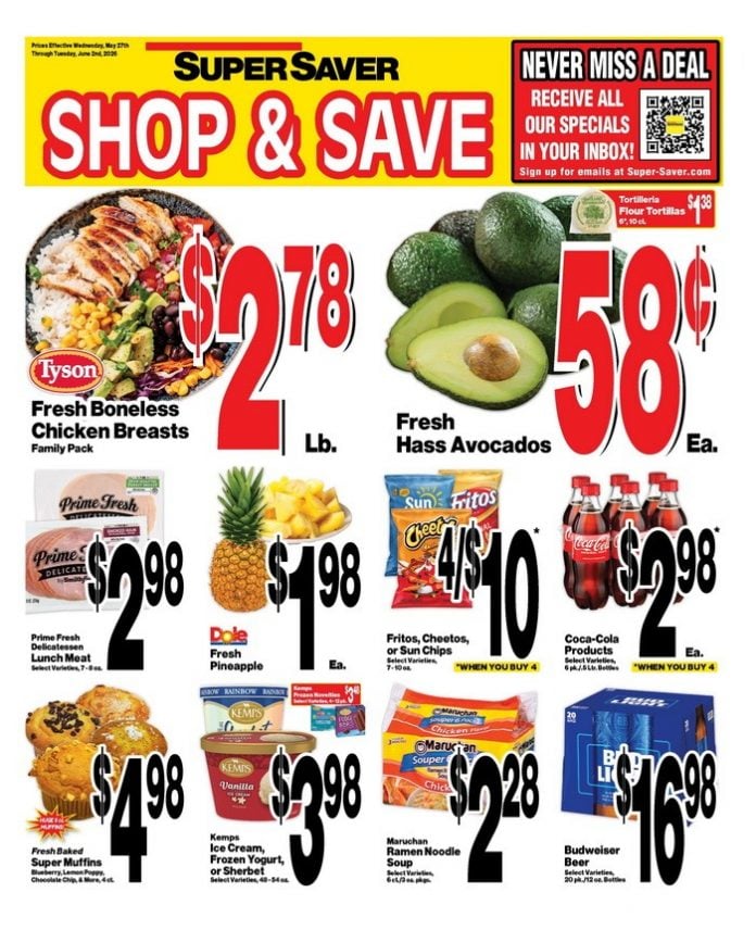 Super Saver Weekly Ad May 27 – Jun 02, 2026