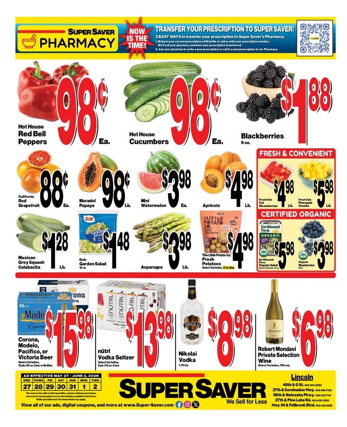 Super Saver Weekly Ad May 27 – Jun 02, 2026