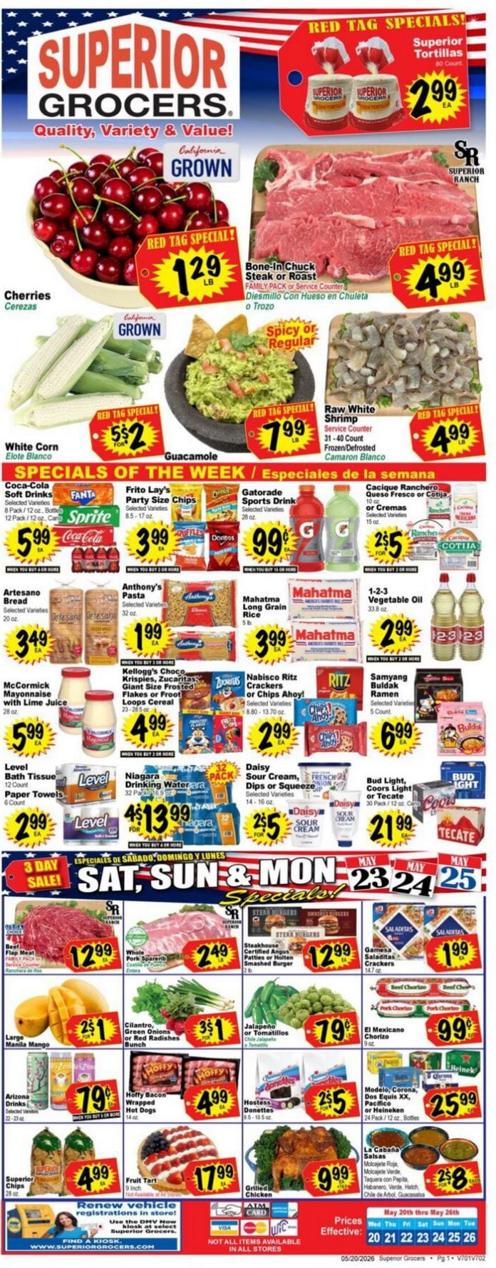 Superior Grocers Weekly Ad May 20 – May 26, 2026