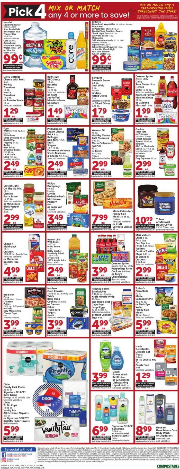 Vons Weekly Ad May 20 – May 26, 2026 (Memorial Day Promotion Included)