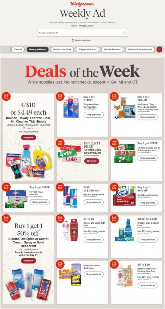 Walgreens Weekly Ad May 31 – Jun 06, 2026