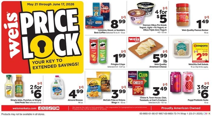 Weis Markets Weekly Ad May 21 – May 27, 2026