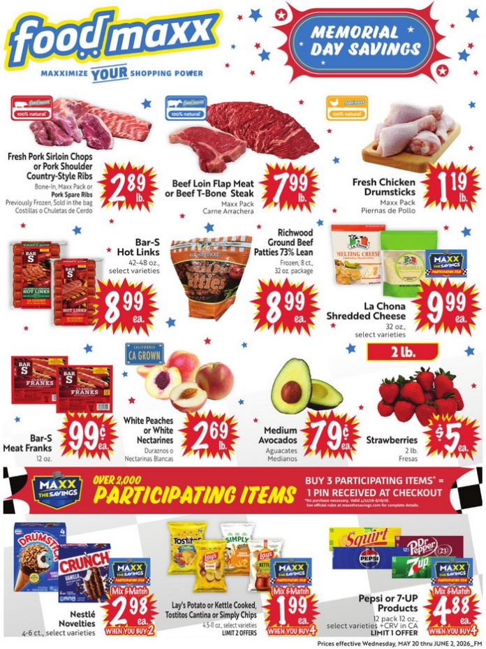 Food Maxx Weekly Ad May 20 – Jun 02, 2026