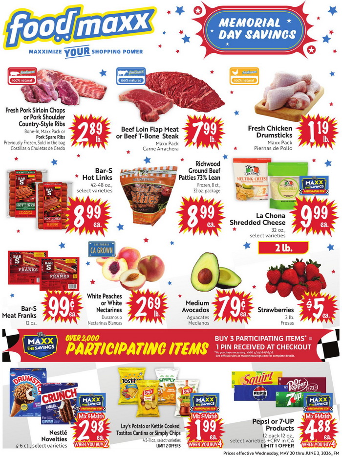 Food Maxx Weekly Ad May 20 – Jun 02, 2026