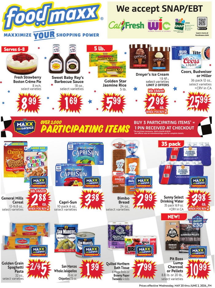Food Maxx Weekly Ad May 20 – Jun 02, 2026