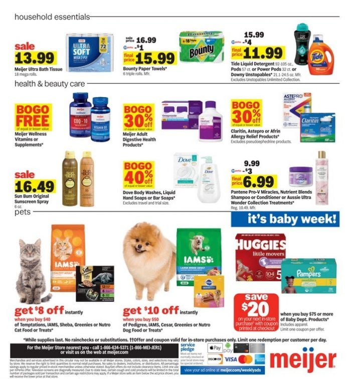 Meijer Weekly Ad May 06 – May 12, 2026 (Mother's Day Promotion Included)