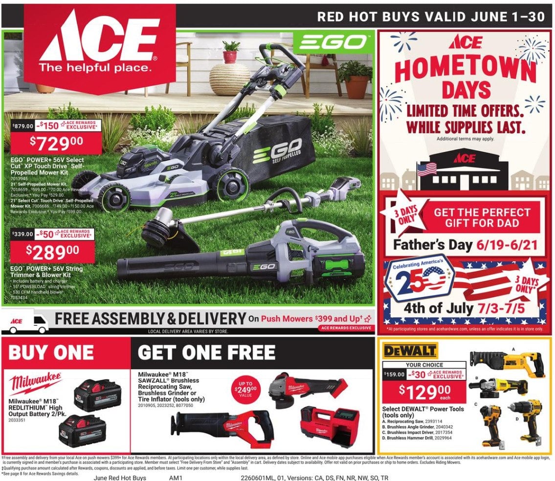 ACE Hardware Monthly Ad Jun 01 – Jun 30, 2026