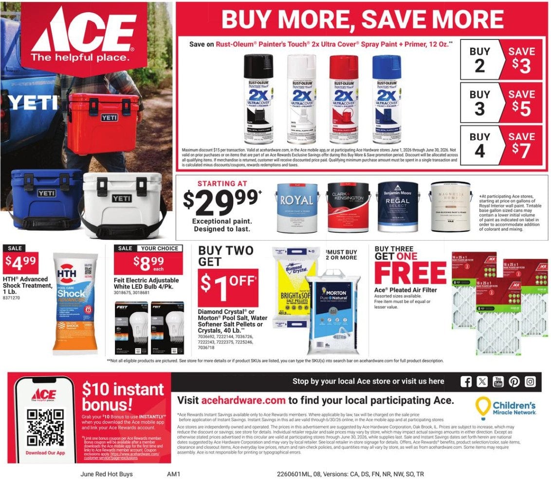 ACE Hardware Monthly Ad Jun 01 – Jun 30, 2026 (Father's Day & 4th of ...
