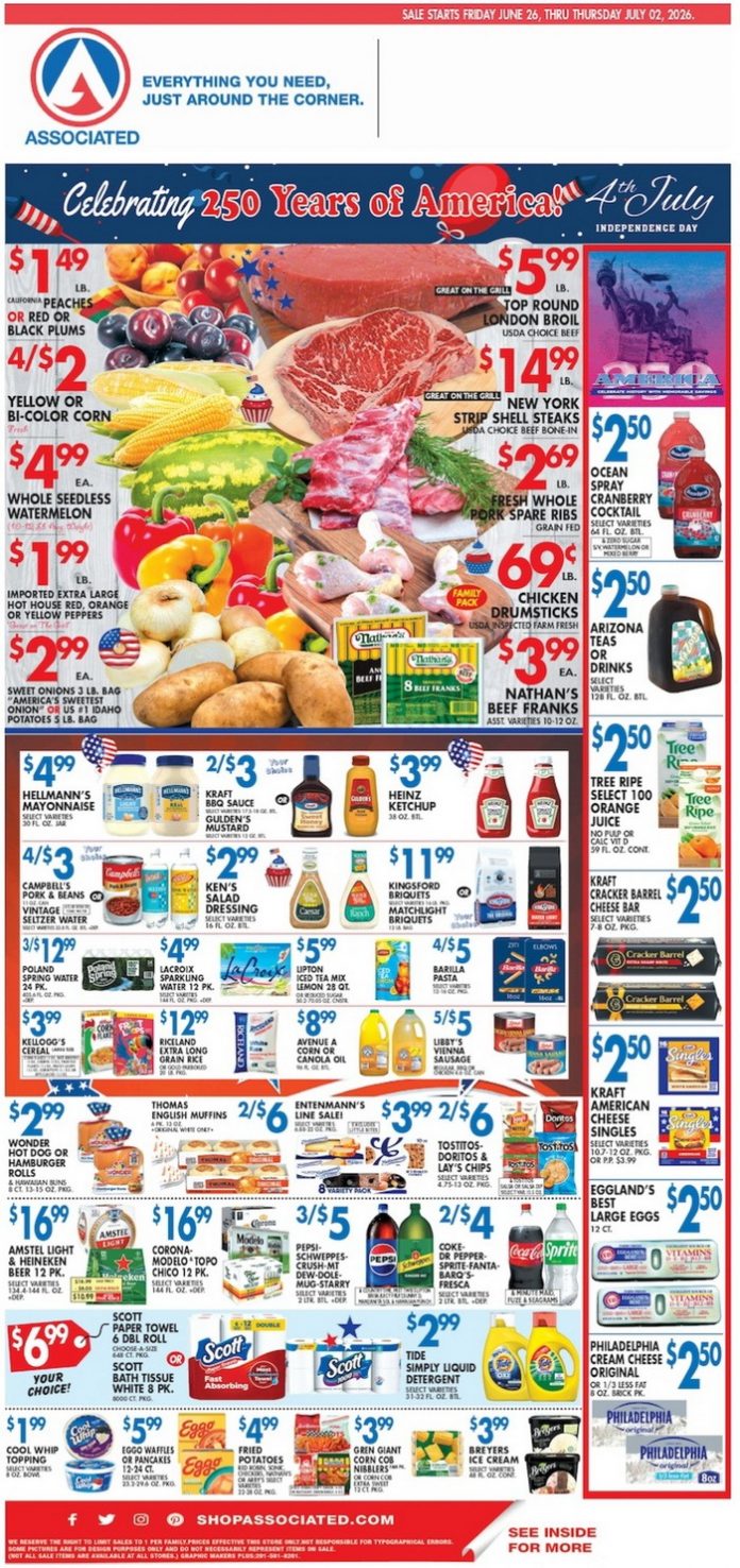 Associated Supermarkets Weekly Ad Jun 26 – Jul 02, 2026 (Independence ...