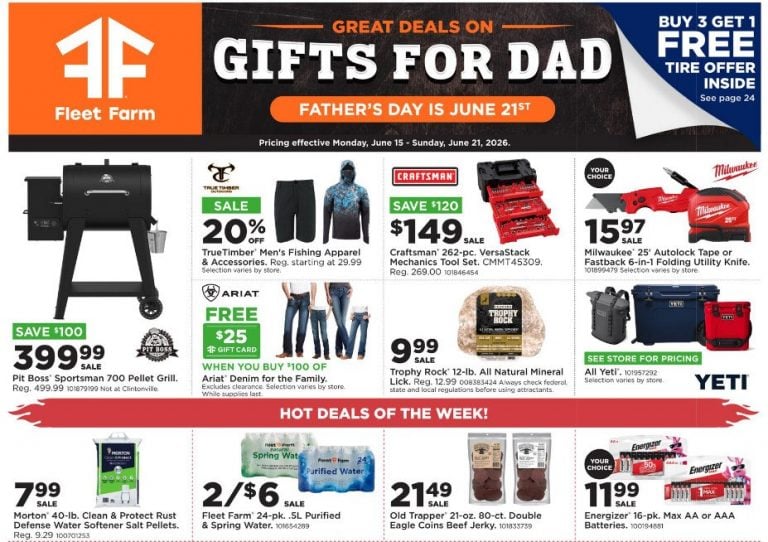 Fleet Farm Weekly Ad Jun 15 – Jun 21, 2026 (Father's Day Promotion ...