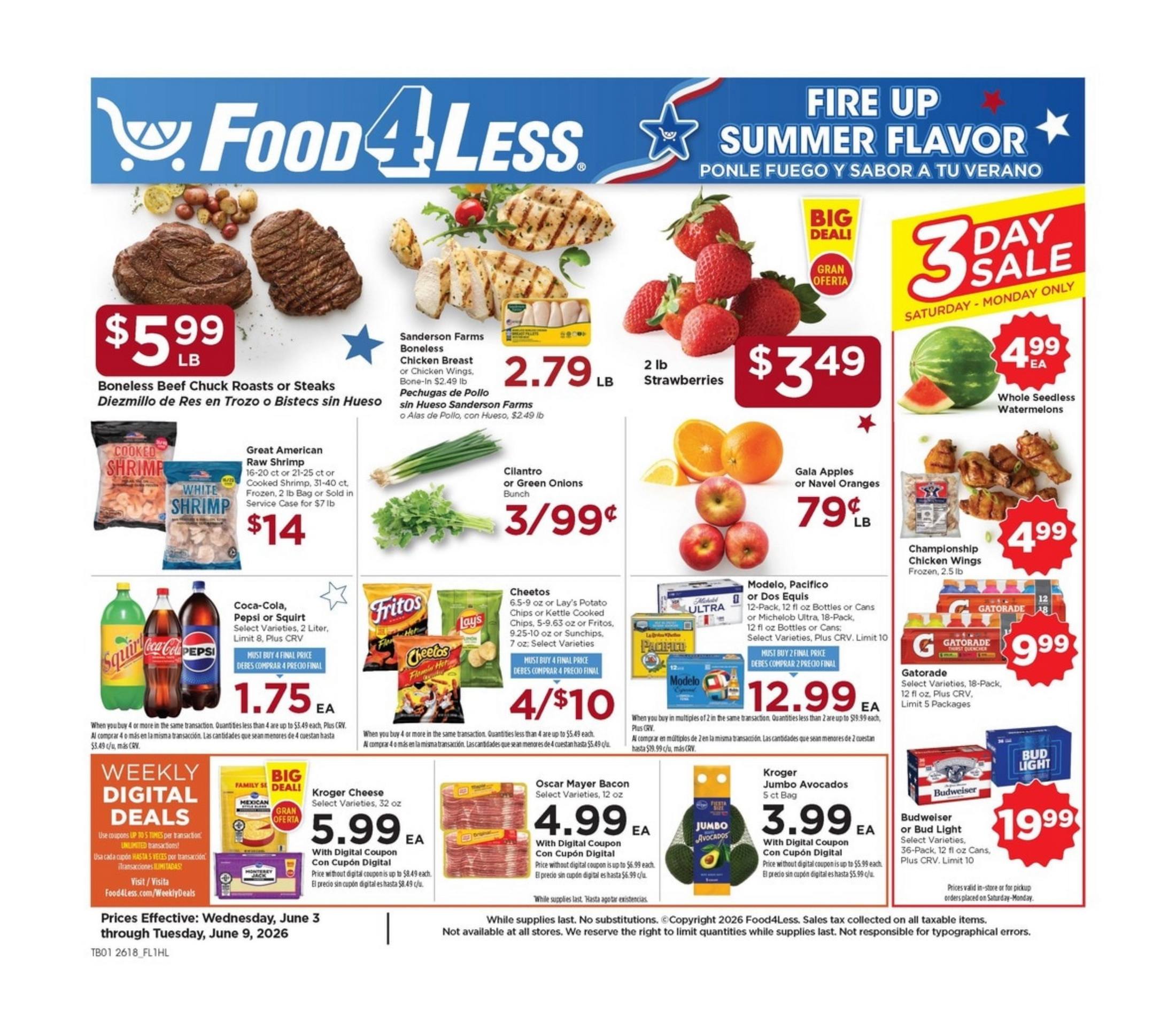 Food 4 Less Weekly Ad Jun 03 – Jun 09, 2026