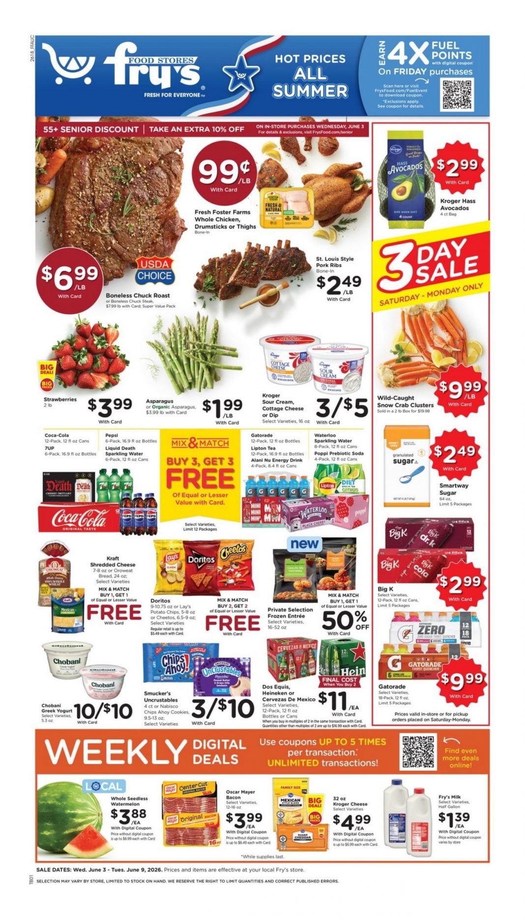 Fry's Food Weekly Ad Jun 03 – Jun 09, 2026