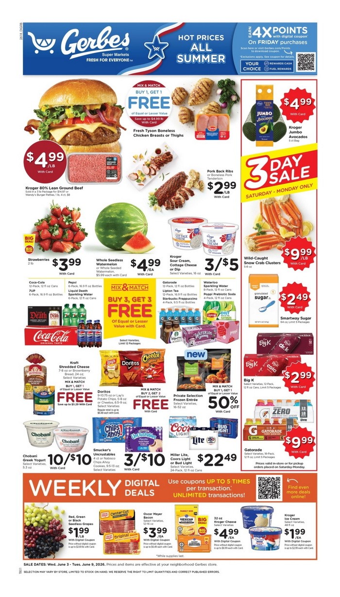 Gerbes Weekly Ad Jun 03 – Jun 09, 2026