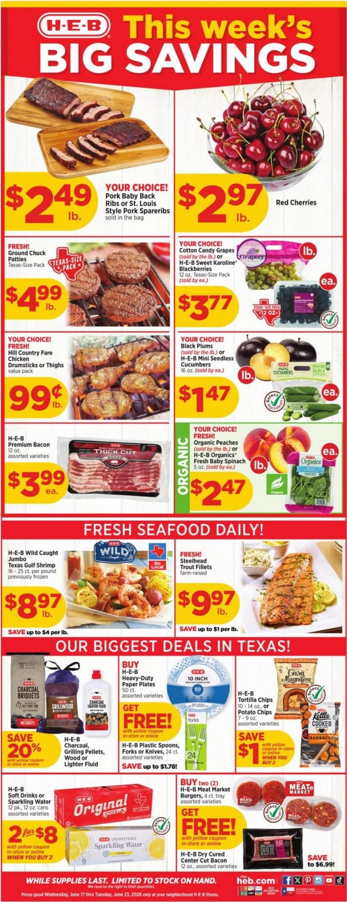HEB Weekly Ad Jun 17 – Jun 23, 2026
