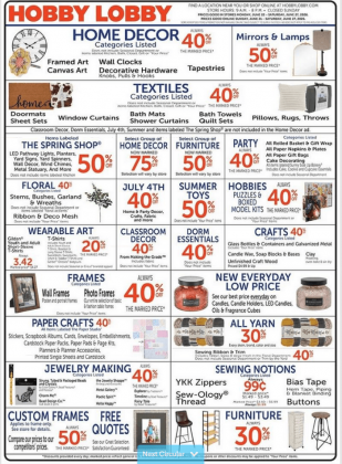 Hobby Lobby Weekly Ad Jun 22 – Jun 28, 2026