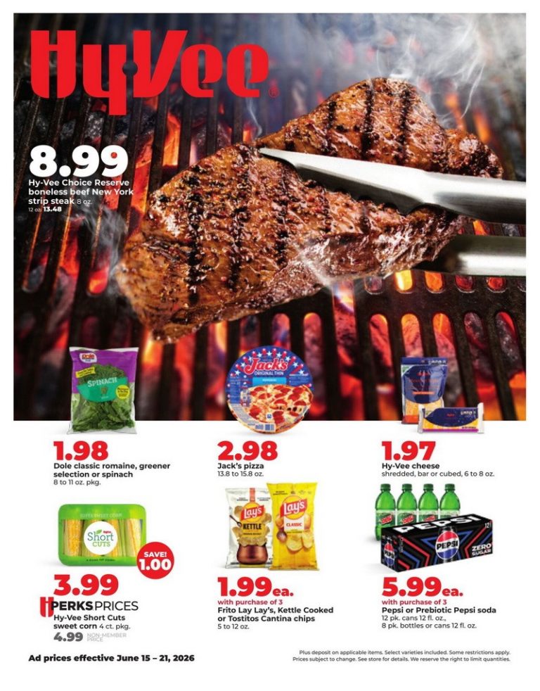 Hy-Vee Weekly Ad Jun 15 – Jun 21, 2026 (Father's Day & Independence Day ...