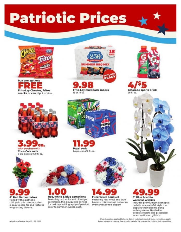 Hy-Vee Weekly Ad Jun 22 – Jun 28, 2026 (Independence Day Promotion ...