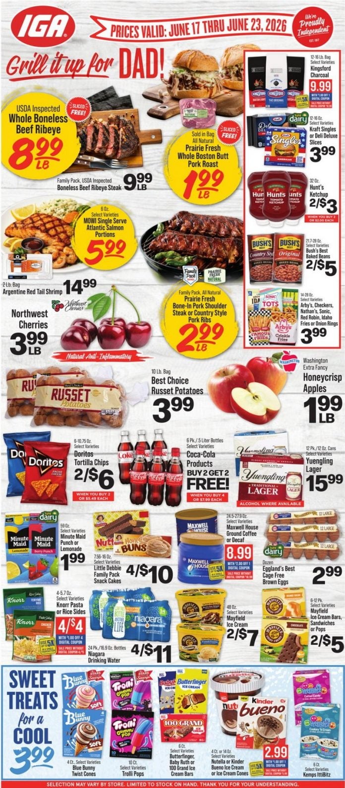 IGA Weekly Ad Jun 17 – Jun 23, 2026 (Father's Day Promotion Included)
