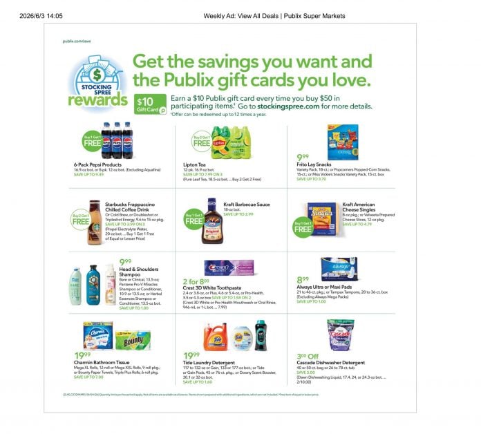 Publix Weekly Ad Jun 03 – Jun 09, 2026