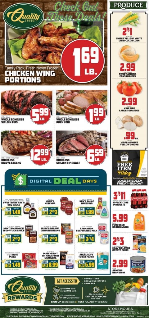 Quality Foods Weekly Ad Jun 03 – Jun 09, 2026