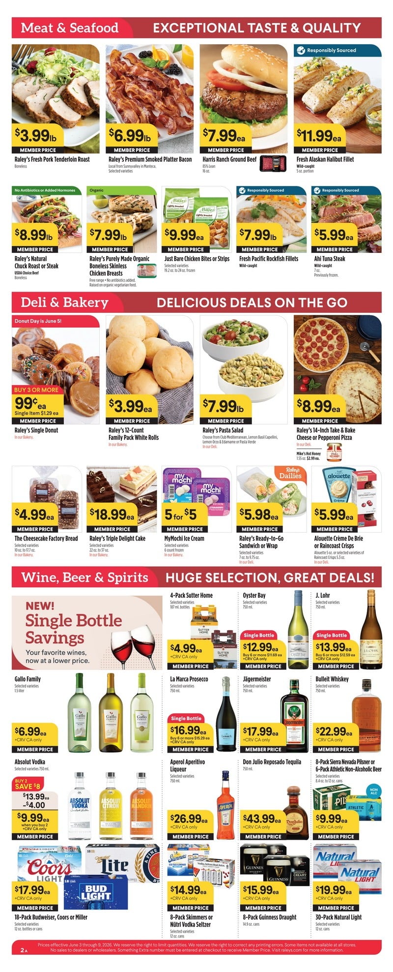 Raley's Supermarkets Weekly Ad Jun 03 – Jun 09, 2026