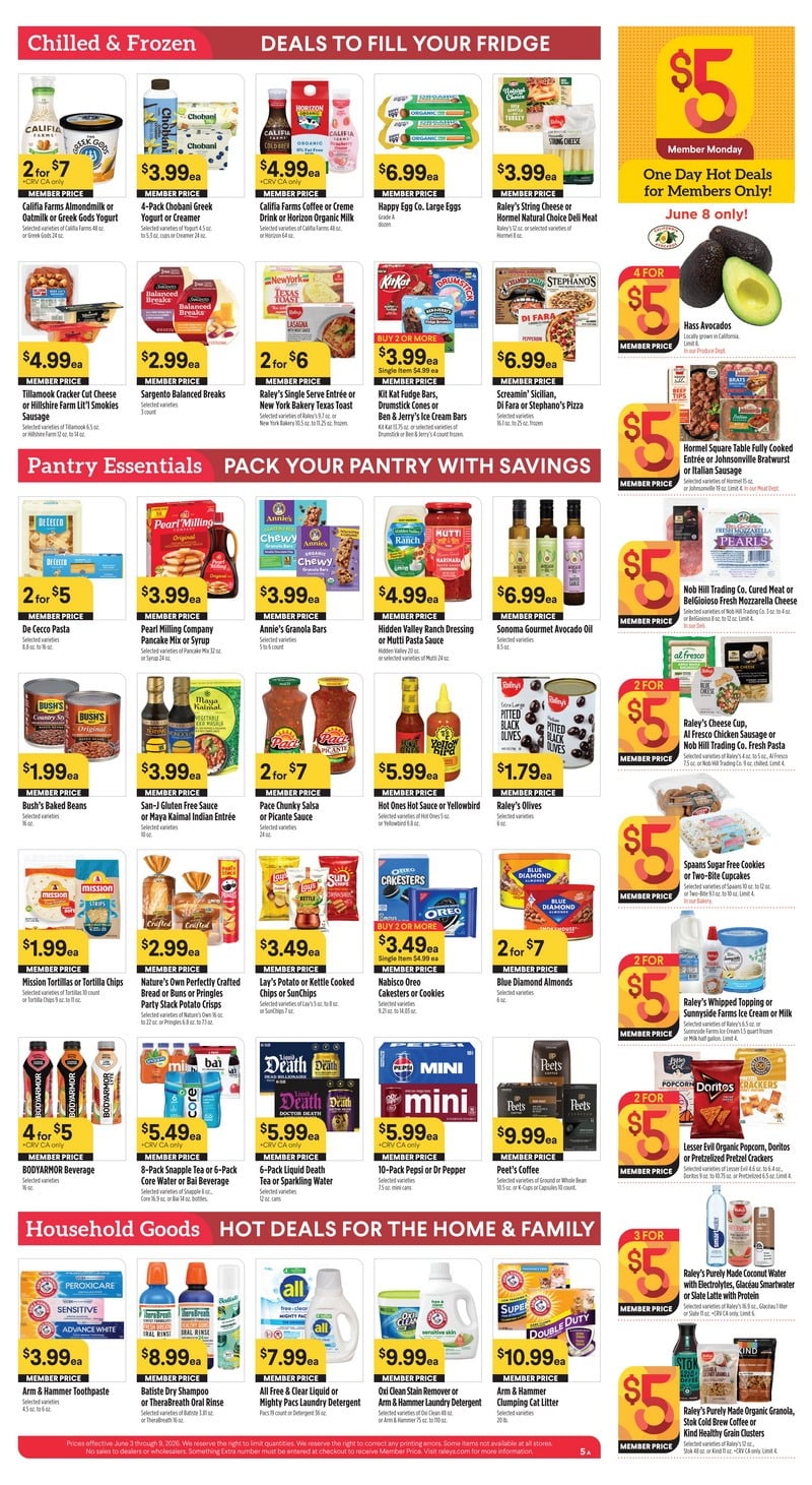 Raley's Supermarkets Weekly Ad Jun 03 – Jun 09, 2026