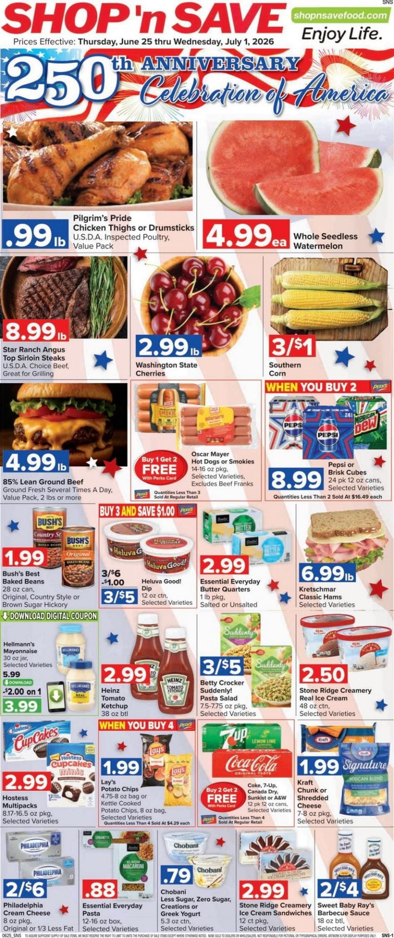 SHOP 'n SAVE Weekly Ad Jun 25 – Jul 01, 2026 (Independence Day ...