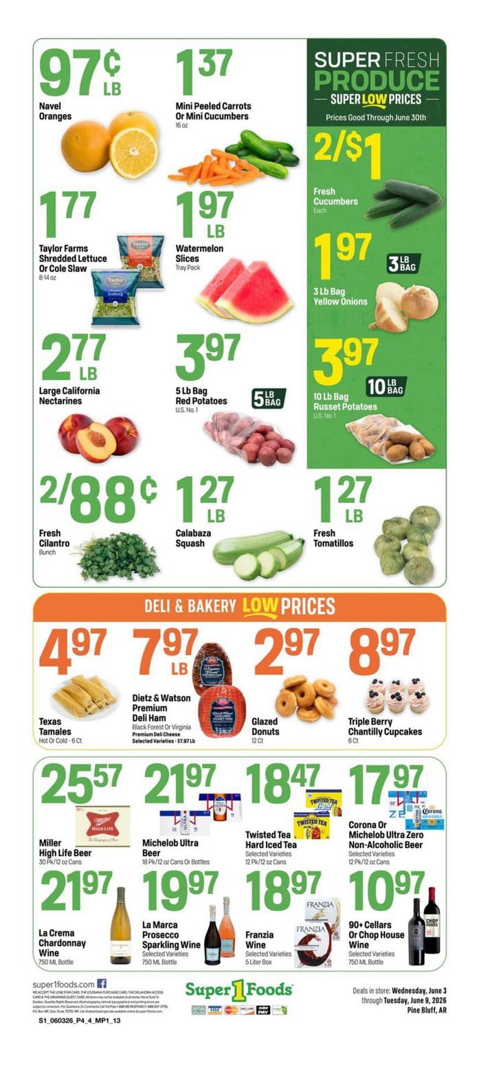 Super 1 Foods Weekly Ad Jun 03 – Jun 09, 2026
