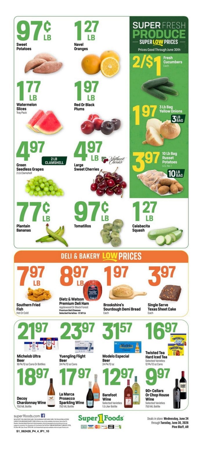Super 1 Foods Weekly Ad Jun 24 – Jun 30, 2026