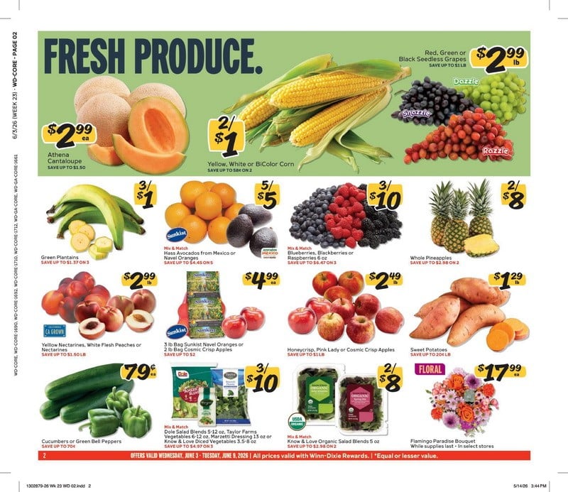 Winn-Dixie Weekly Ad Jun 03 – Jun 09, 2026