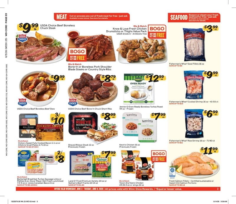 Winn-Dixie Weekly Ad Jun 03 – Jun 09, 2026