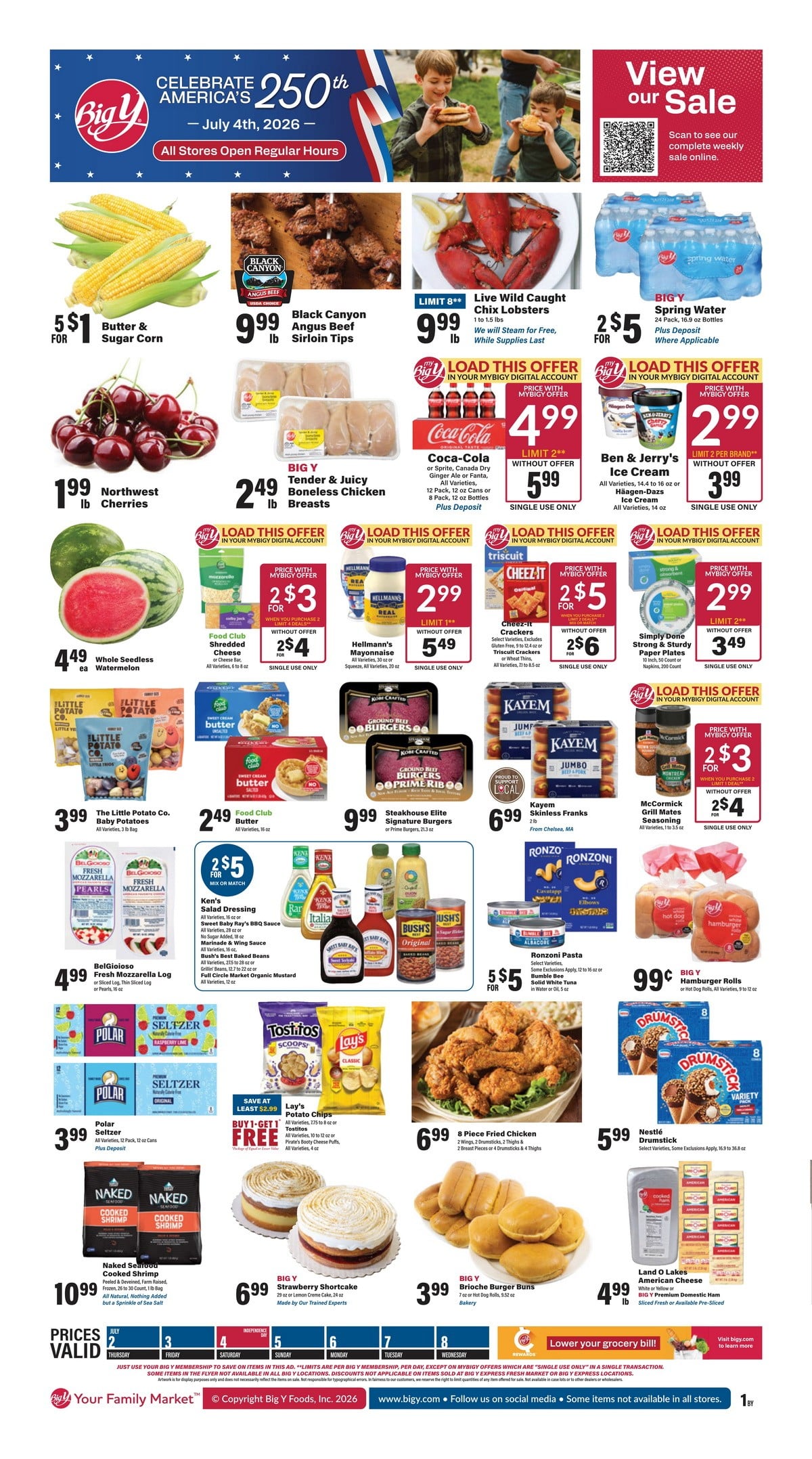 Big Y Weekly Ad Jul 02 – Jul 08, 2026 (Independence Day Promotion Included)